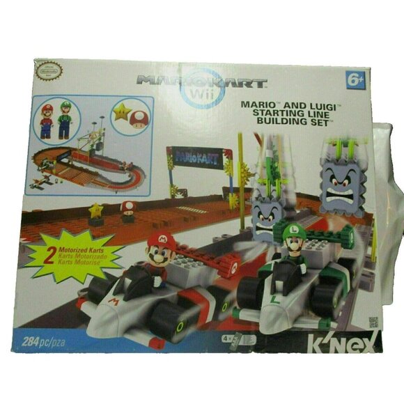 K'Nex | Toys | Vintage Knex Mario Kart Wii Mario And Luigi At The ...